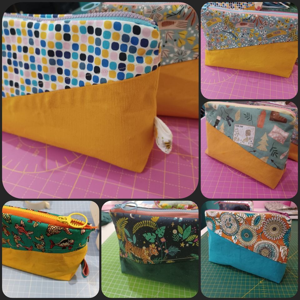 Sew a Toma Zipper ~ 2 tone Pouch, 21 Tomatin Road, IV2 4UA Inverness ...