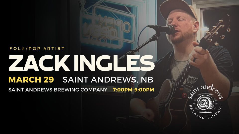 ZACK INGLES @ Saint Andrews Brewing Co, Saint Andrews Brewing Co, St. Andrews, 29 March 2024 ...