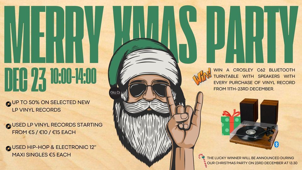 OLA DJ XMAS PARTY, Ola Dj, Nicosia, 23 December 2023 | AllEvents