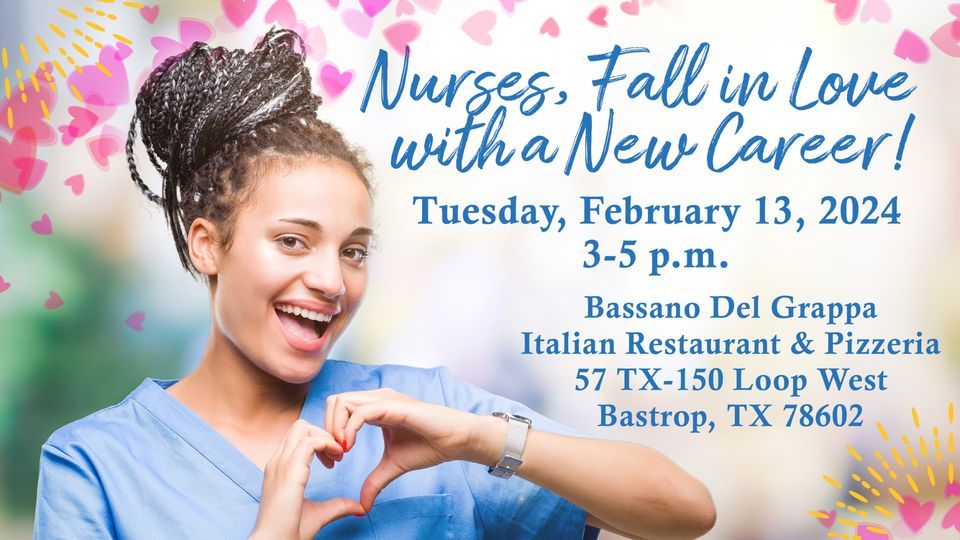 Love Your Career: Nurses Networking Event, Bassano Italian Restaurant ...