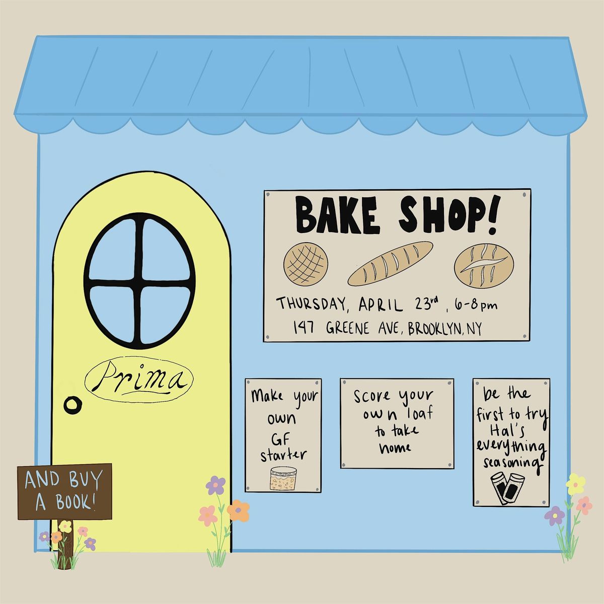 Sourdough Starter Class at Prima Brooklyn, 147 Greene Ave, Brooklyn, 23 ...