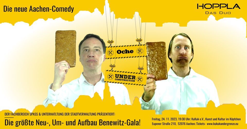 Oche - Under Construction! Die neue Aachen Comedy von Hoppla - Das Duo ...