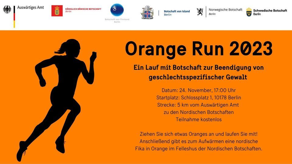 Orange Run, Schlossplatz, Berlin-Mitte, 24 November 2023 | AllEvents
