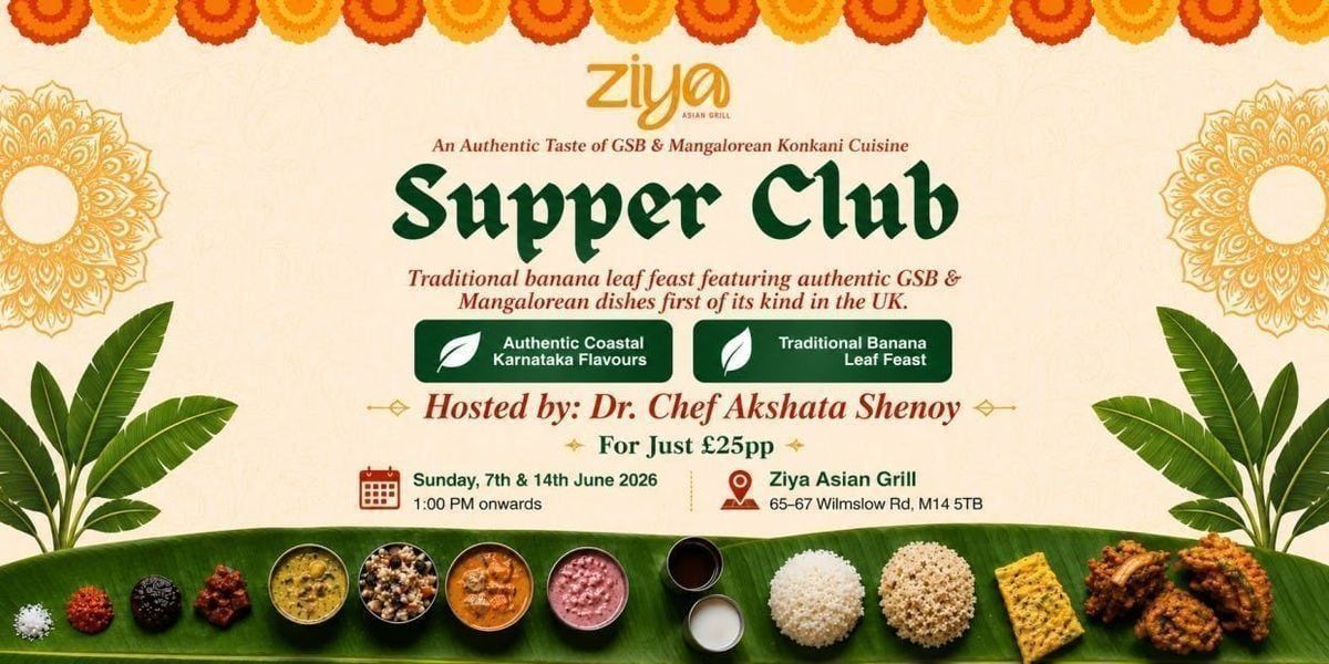 GSB & Mangalorean Konkani Cuisine Supper Club at Ziya Asian Grill, Ziya ...