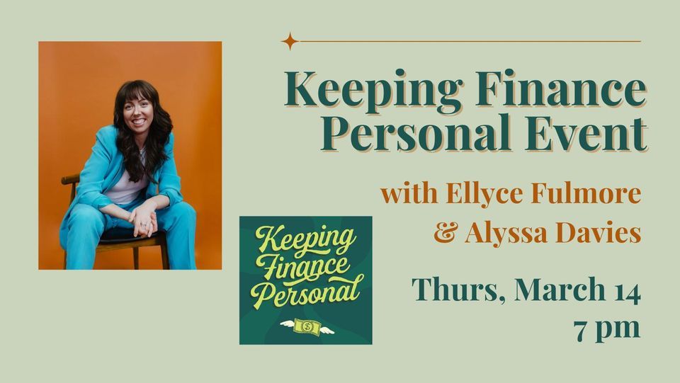 Keeping Finance Personal Event, Shelf Life Books, Calgary, 14 March ...