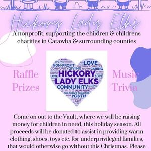 Hickory Lady Elks Fundraiser Tuesday Dec 12th 6pm-9pm, The Vault ...