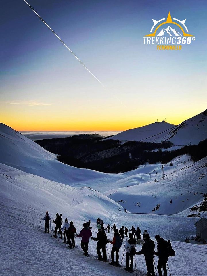 Terminillo, ciaspolata al tramonto al Monte Cardito con aperitivo ...