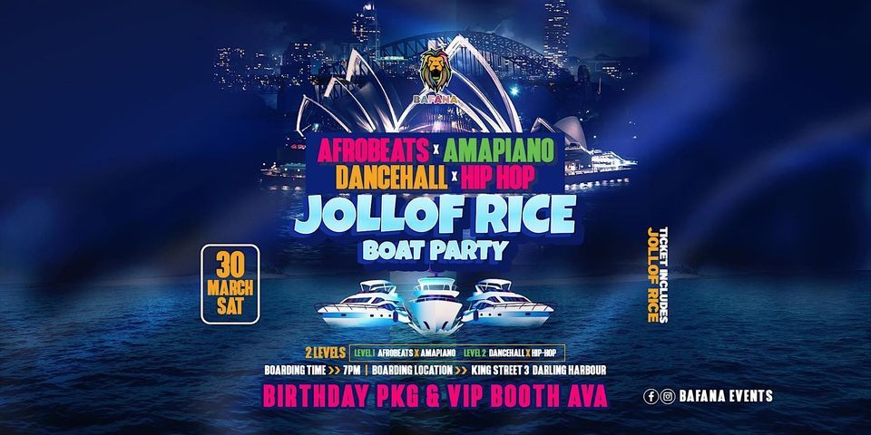The Biggest Afrobeats Amapiano Dancehall And Hip Hop Boat Party