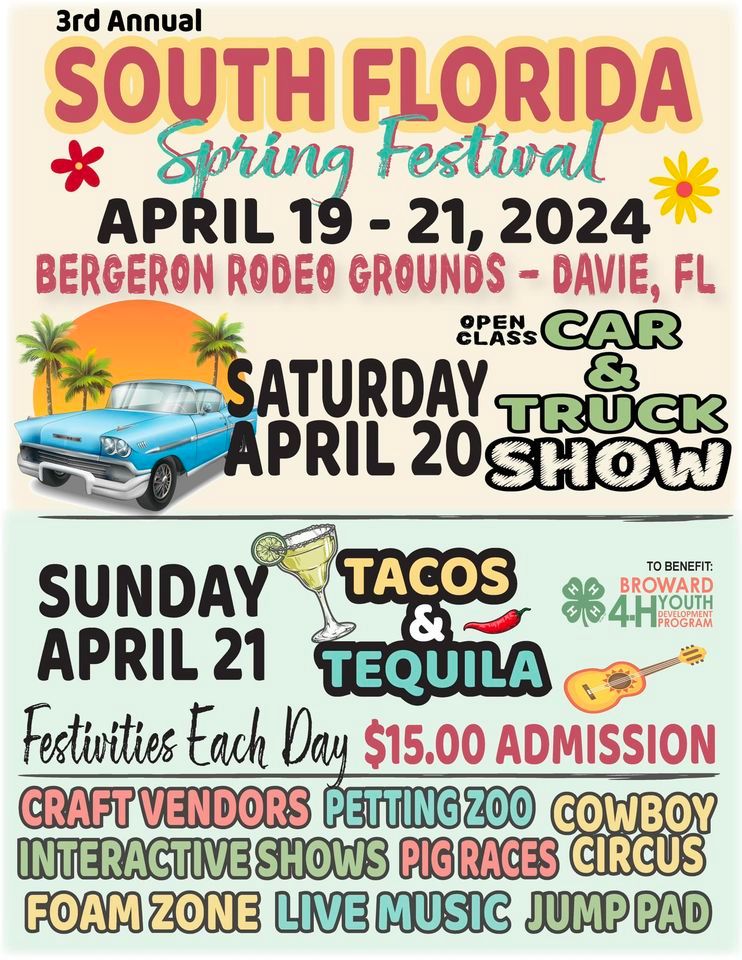 3rd Annual South Florida Spring Festival, Bergeron Rodeo Grounds, Davie ...