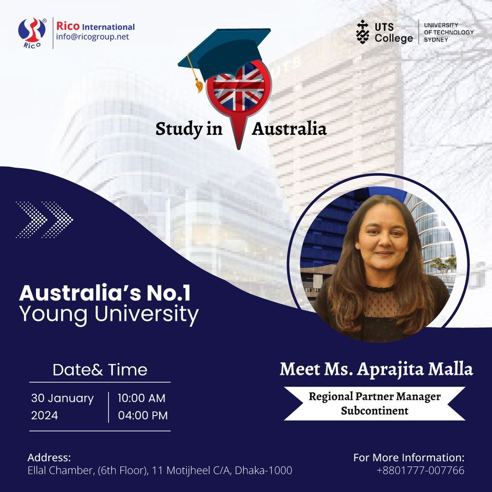 Meet with UTS, Australias Regional Partner Manager Ms. Aprajita Malla, , Rico International ...