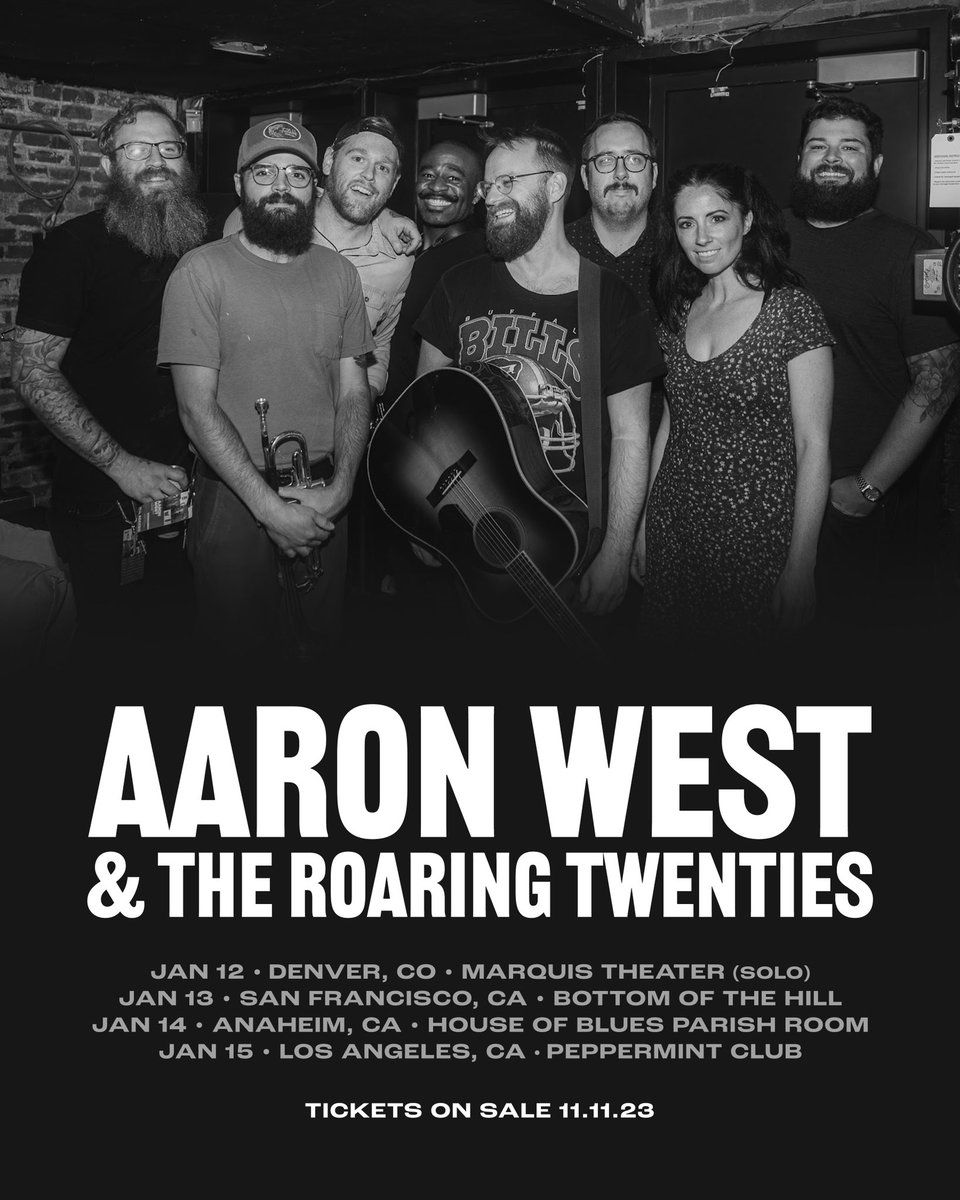 Aaron West And The Roaring Twenties, Paradise Rock Club, Boston | AllEvents