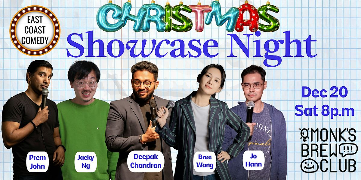 The East Coast Xmas Comedy Spectactular at Monks Brew Club, Monk's Brew ...