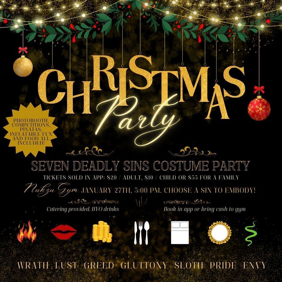 7 Deadly Sins Christmas Party, Nukzu muay Thai, Manunda, 27 January ...