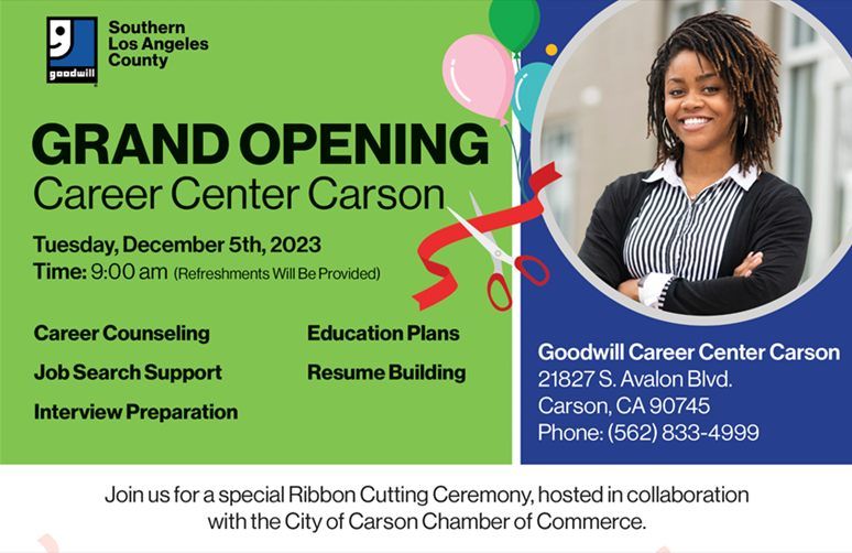 Goodwill Southern Los Angeles Countys event, 21827 S. Avalon Blvd ...