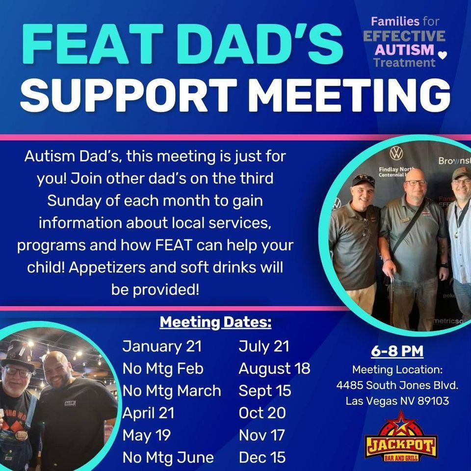 FEAT Dads Support Group Meeting, Jackpot Bar and Grill, Las Vegas, 21 ...