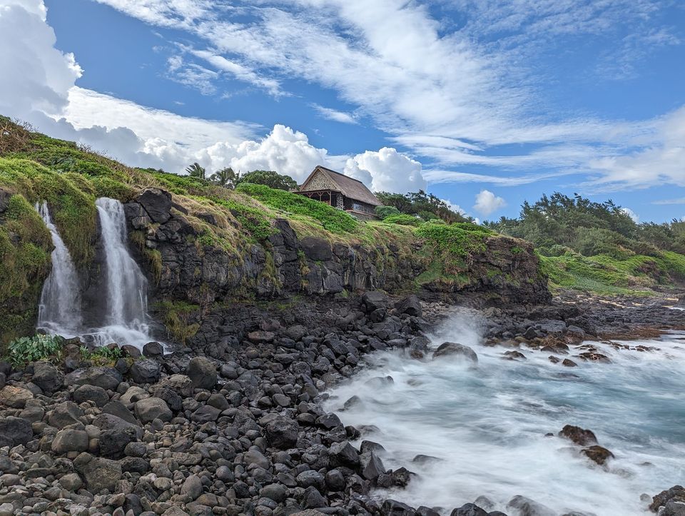 Senneville Waterfall + Bel Air Natural Swimming Pool, Senneville ...