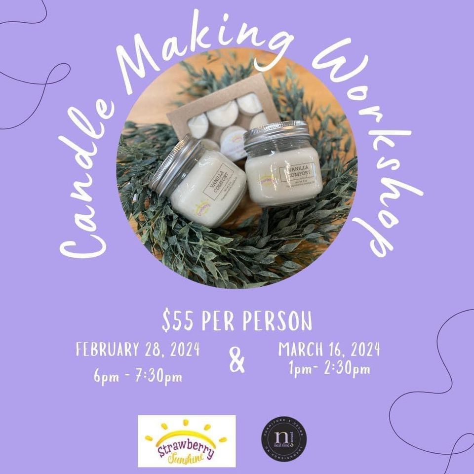 Candle Making Workshop, 211 Queen Street West, Cambridge, ON, Canada ...