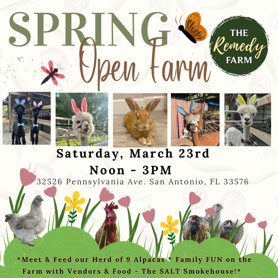 Spring Open Farm Day , 32526 Pennsylvania Avenue, San Antonio, FL, 23 ...