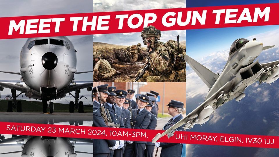 Meet RAF Lossiemouths Top Gun Team, UHI Moray, Elgin, March 23 2024 ...