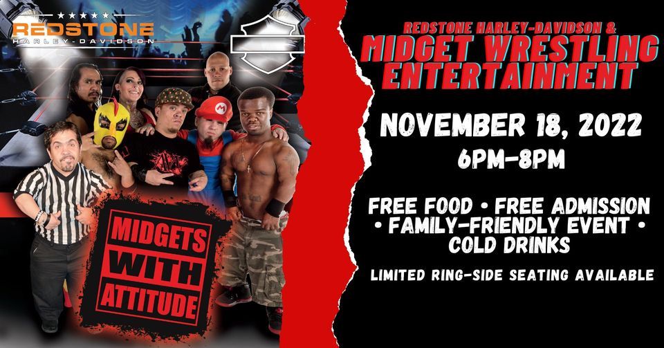 Midget Wrestling Entertainment - Midgets with Attitude, Redstone Harley ...