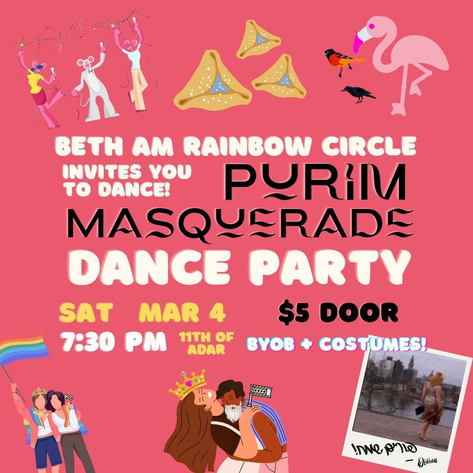 Purim Masquerade Dance Party with Beth Am Rainbow Circle, Beth Am ...
