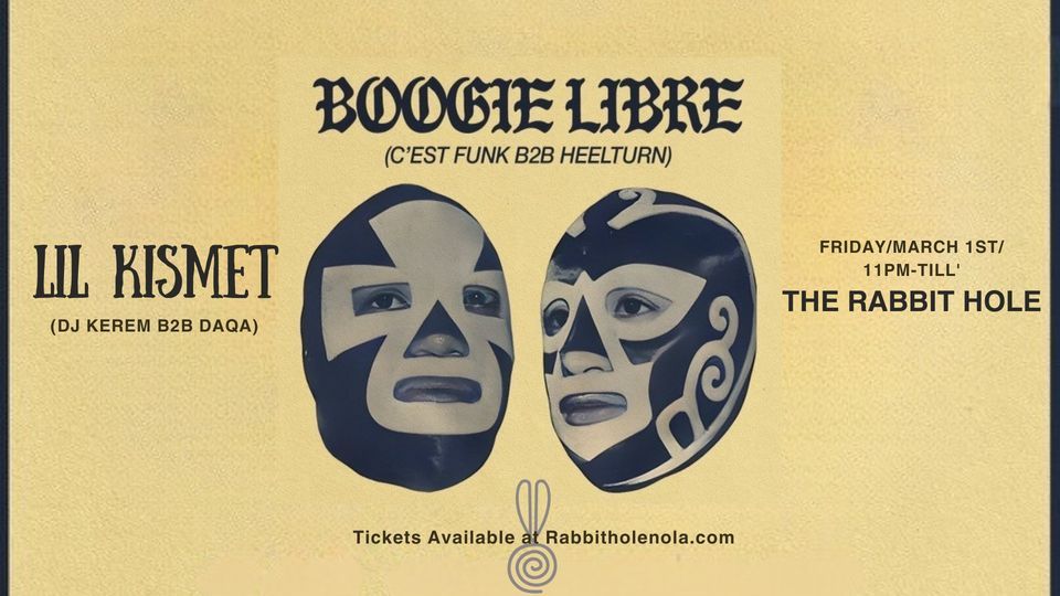 BOOGIE LIBRE + lil kismet, The Rabbit Hole, New Orleans, 1 March 2024 ...