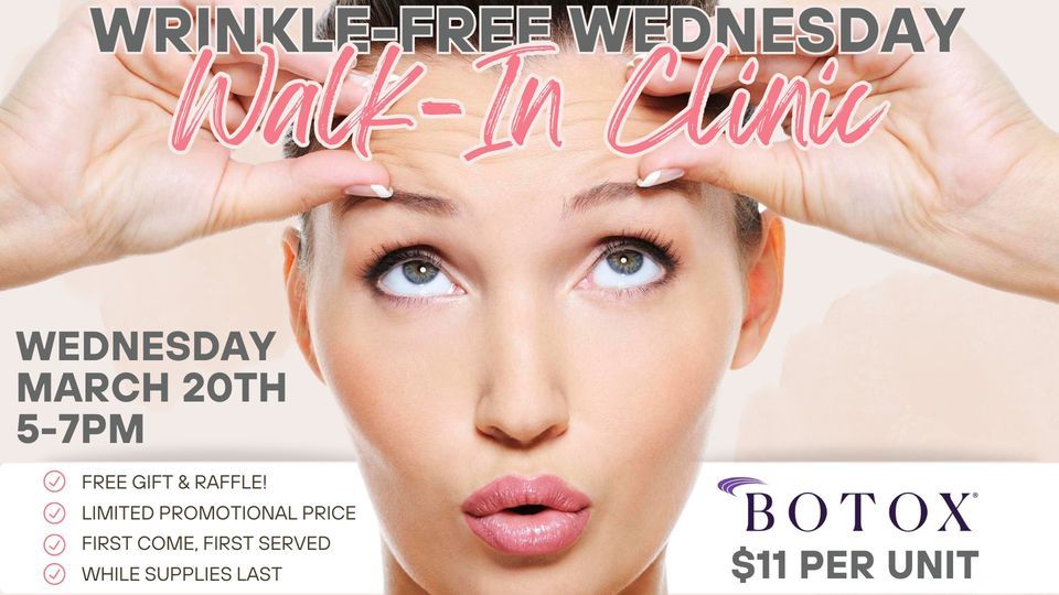 Wrinkle-Free Wednesday Walk-In Clinic!, 14213 Metcalf Ave, Overland ...