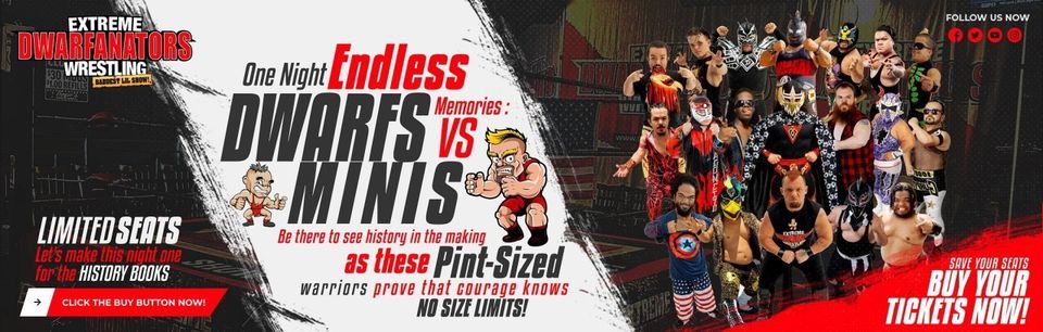 Dwarfanators - Dwarf Wrestling, Club Hektic, Lynnwood, 13 June 2024 ...