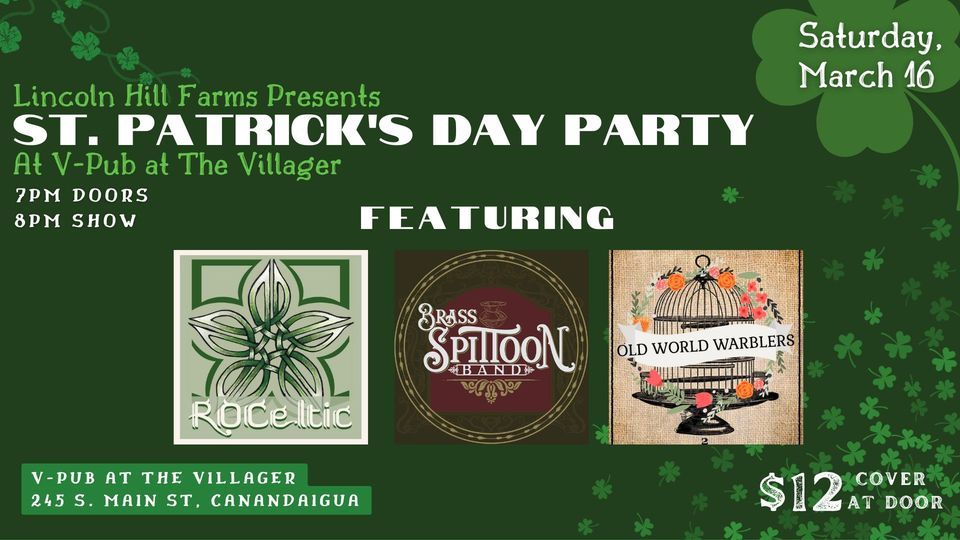St. Patricks Day Party at V-Pub , V-Pub at The Villager, Canandaigua ...
