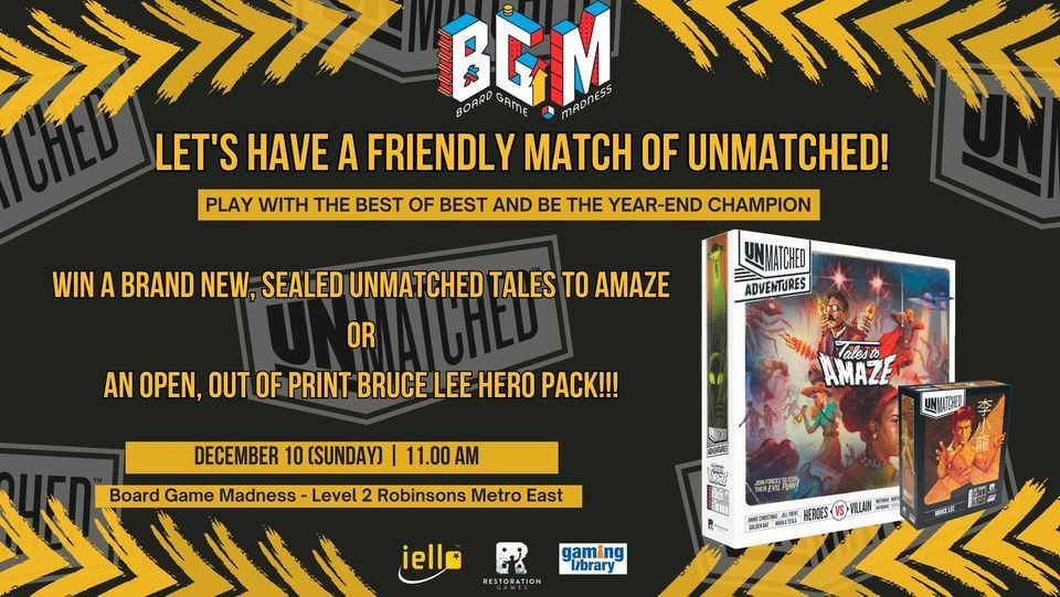 Year-End Unmatched Tournament, Robinsons Metro East, Taytay, December ...