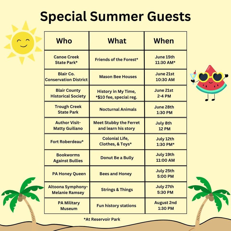 Special Guest: PA Military Museum, Tyrone-Snyder Public Library, 2 ...