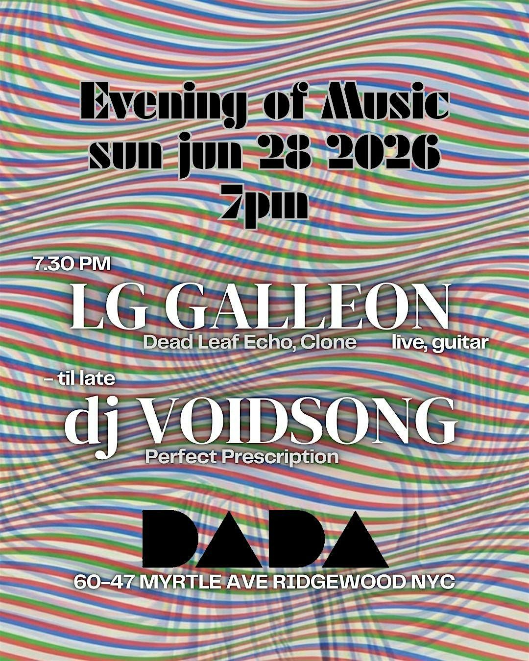 SHOEGAZE GUITAR & After-Party DJ - LG Galleon (solo) with DJ Voidsong ...