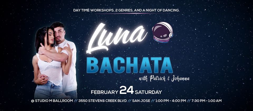 San Joses Luna Bachata (with Patrick & Johanna), Studio M Ballroom Club, San Jose, February 24 ...
