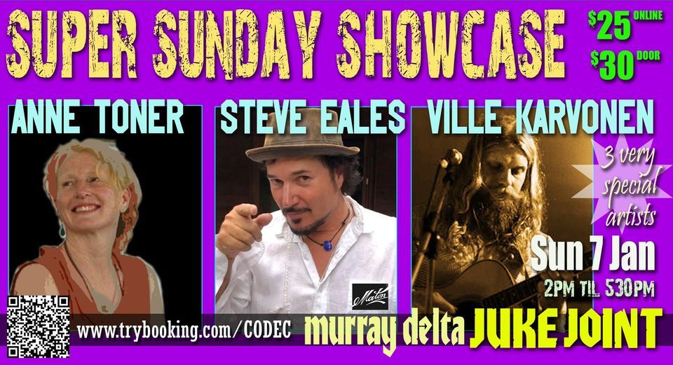 Super Sunday Showcase:Anne Toner/Steve Eales/Ville Karvonen, Murray ...