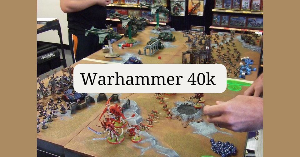 Warhammer 40k, Jonathan Trumbull Library, Lebanon, 12 January 2024 ...