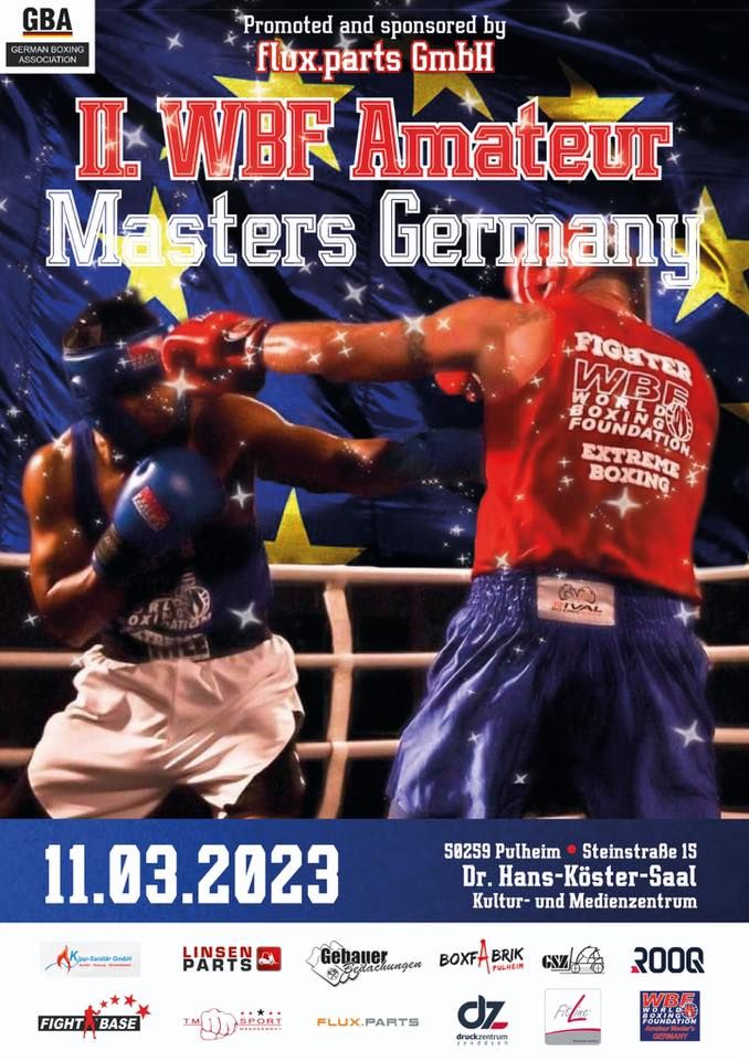 WBF Amateur Master Germany 2023, Hans-Köster-Saal, Pulheim, 11 March 2023 | AllEvents.in