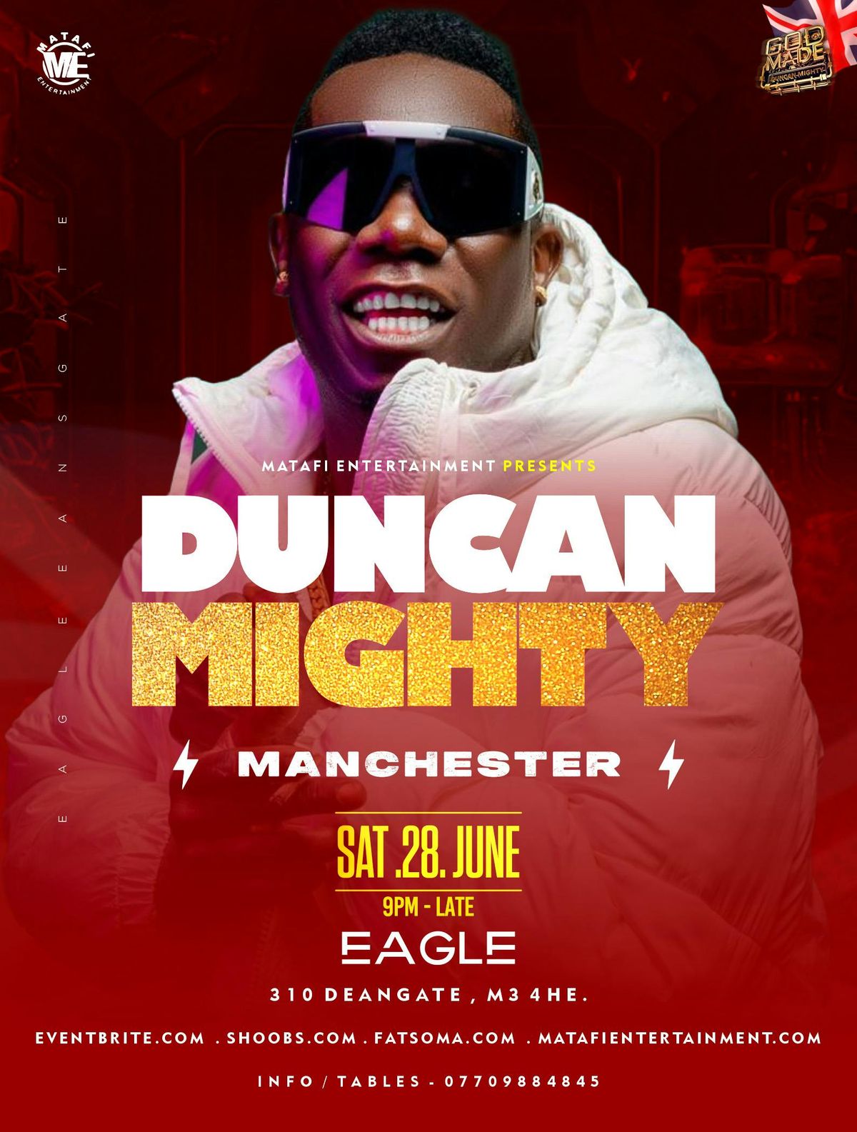 DUNCAN MIGHTY LIVE - Afrobeats / Amapiano / Dancehall / Hip Hop, Eagle ...