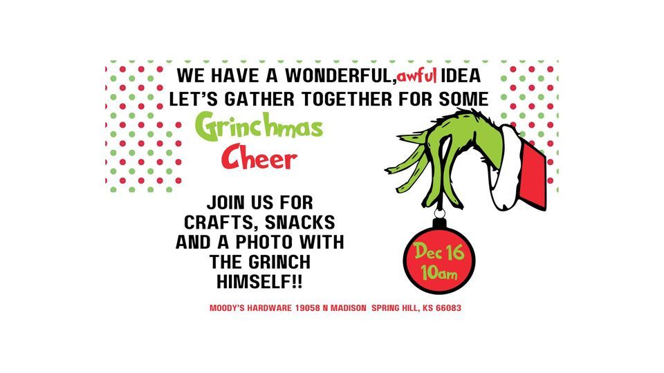 Grinch Day, Moody's Hardware, Spring Hill, December 16 2023 | AllEvents.in