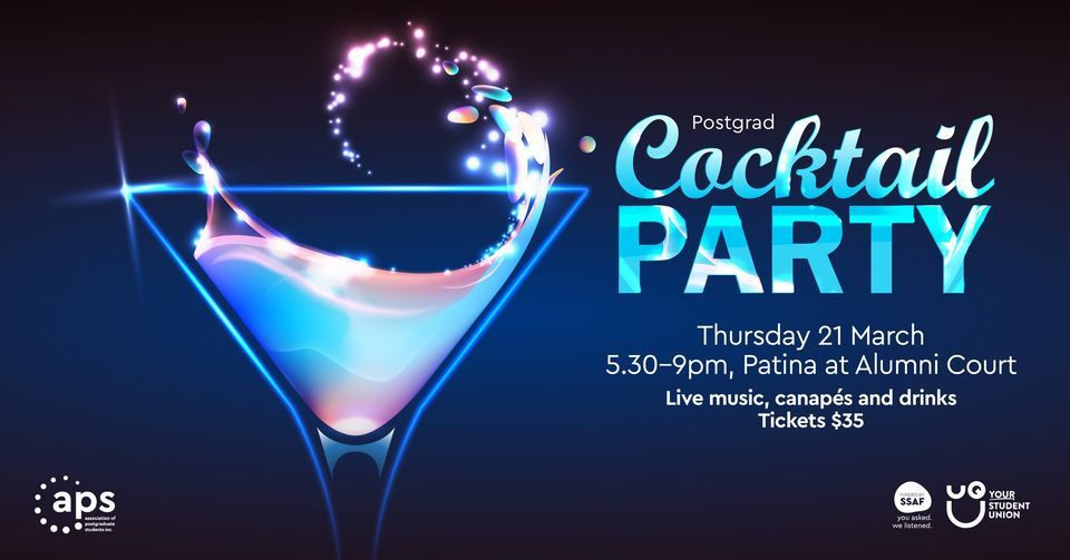Postgrad Cocktail Party, Patina at Alumni Court, The University of ...