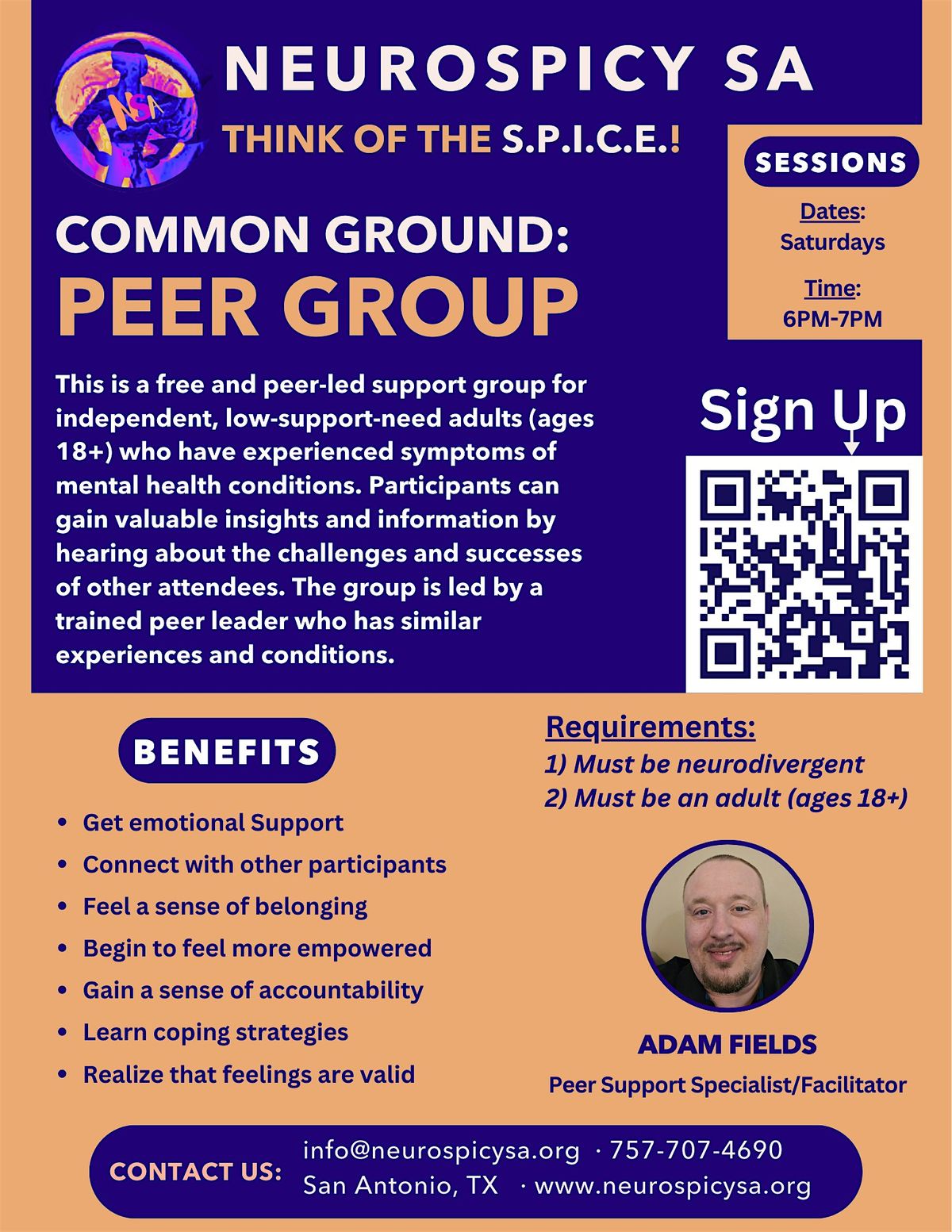 Neurospicy SA: Common Ground - Peer Group (Free Session), Bihl Haus ...