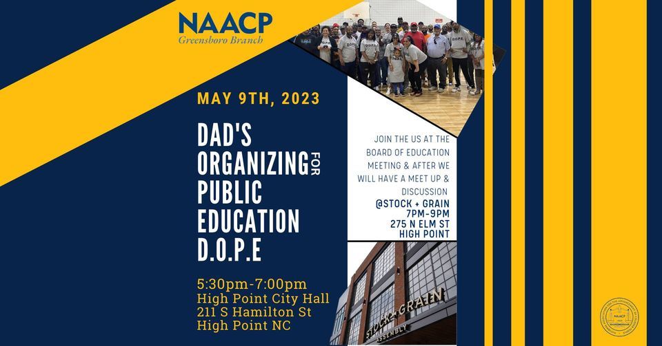 NAACP Action Alert Board of Education, 211 S Hamilton St, High Point ...