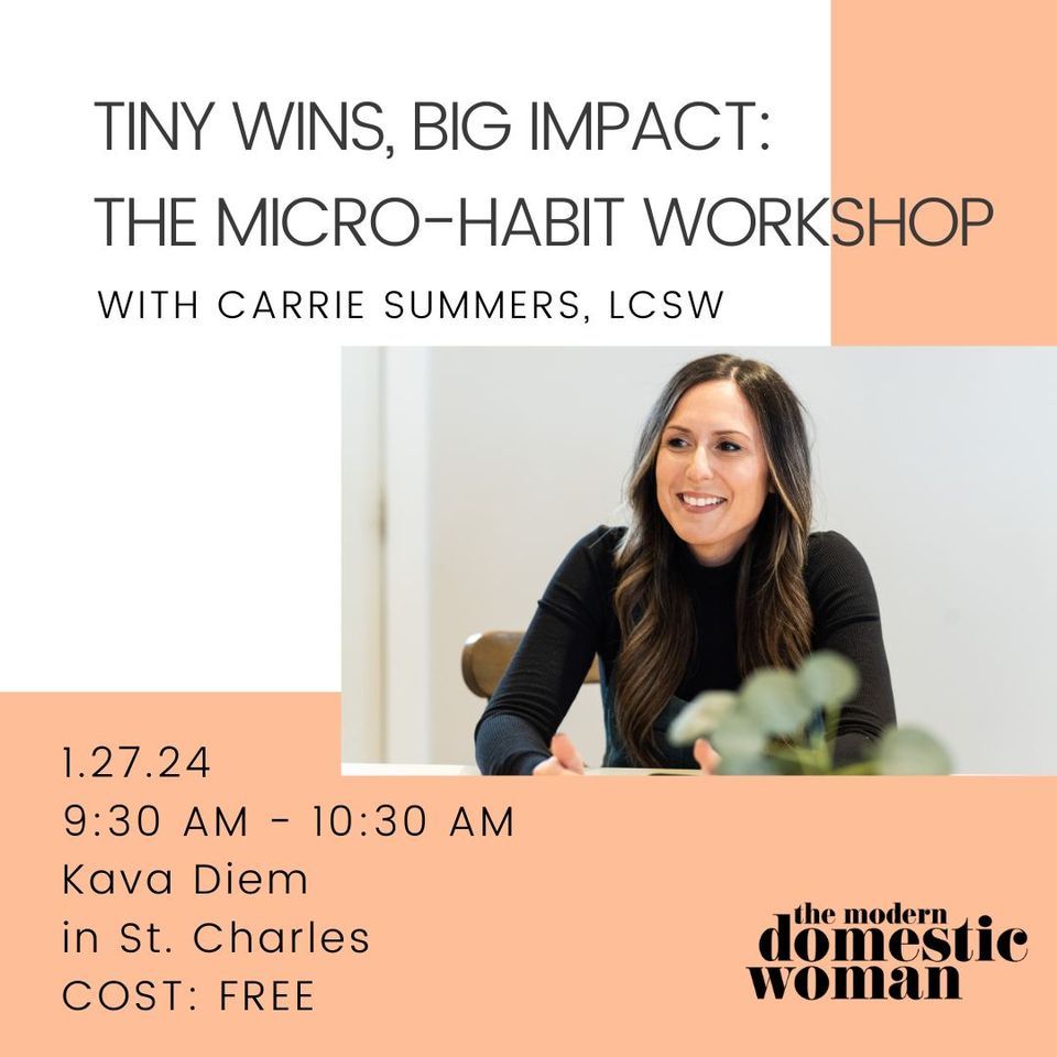 Tiny Wins, Big Impact: The Micro-Habit Workshop with Carrie Summers ...