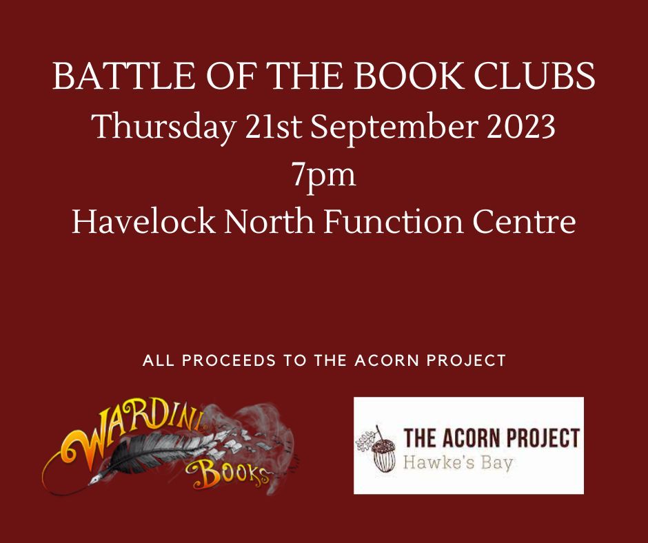 Battle of the Book Clubs for The Acorn Project 2023!, Havelock North ...