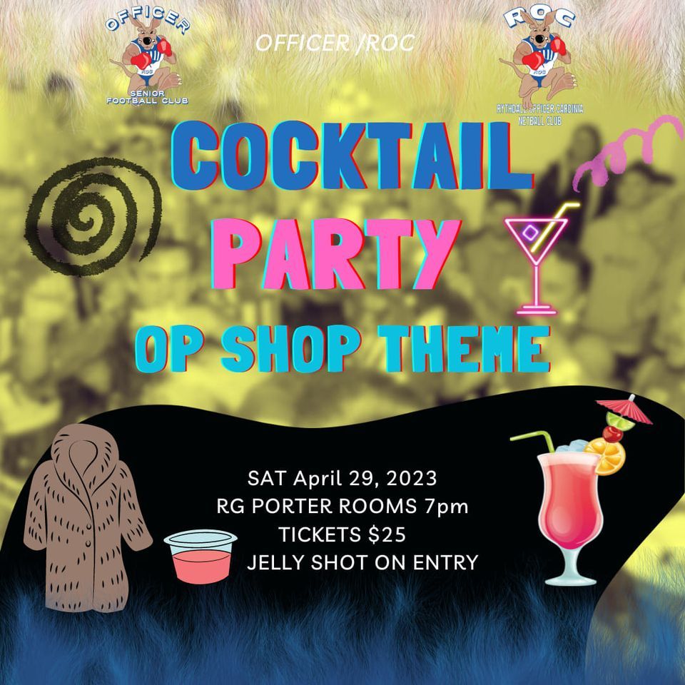 Op Shop Theme Cocktail Party, Officer Recreation Reserve, Belgrave, 29 ...