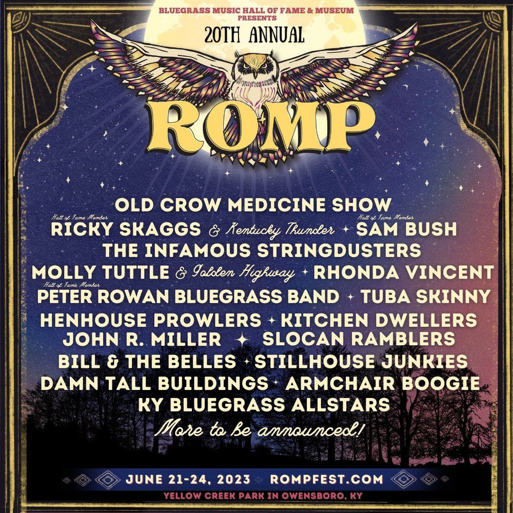 ROMP Fest - Friday, Yellow Creek Park, Owensboro, 28 June 2024 ...