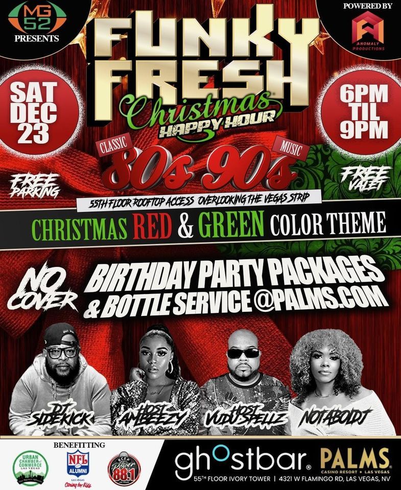 Funky Christmas Happy Hour, Ghostbar @ The Palms Casino & Resort, Las ...