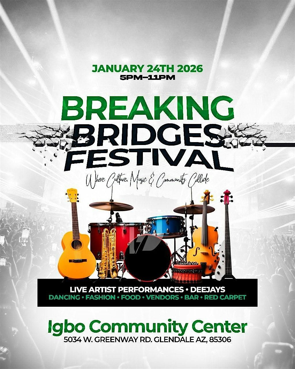 Breaking Bridges Festival, Igbo Community Center, Glendale, 24 January ...