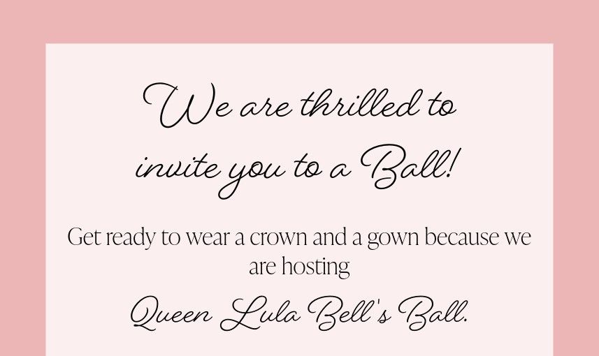 Queen Lula Bells Ball, Lula Bell Whimsical Cards and Gifts, Oakwood ...