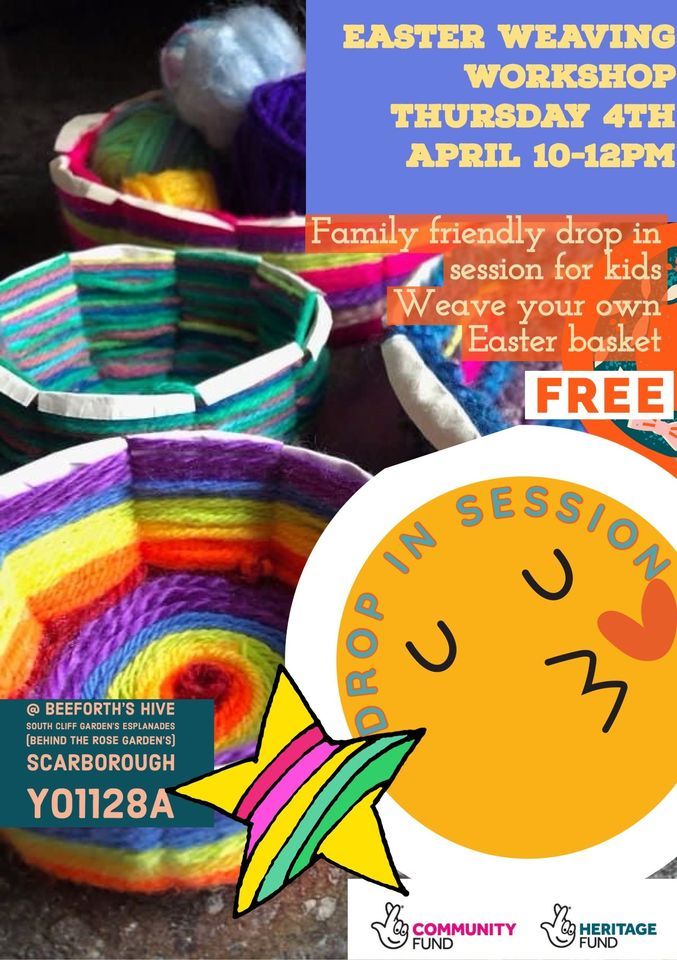 Easter Weaving Workshop, South Cliff Gardens, Scarborough, 4 April 2024 ...