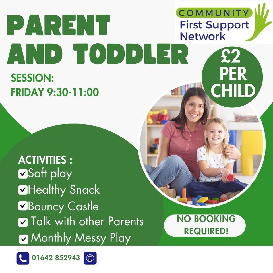 Parent & Toddler, Community First Support Network, Yarm, 1 December ...
